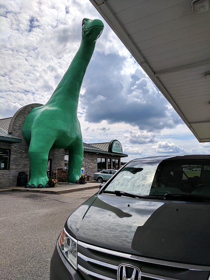 giant sinclair dinosaur at dino citgo 2 4