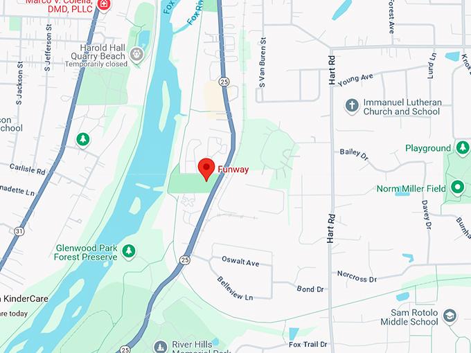 go kart at funway 10 map