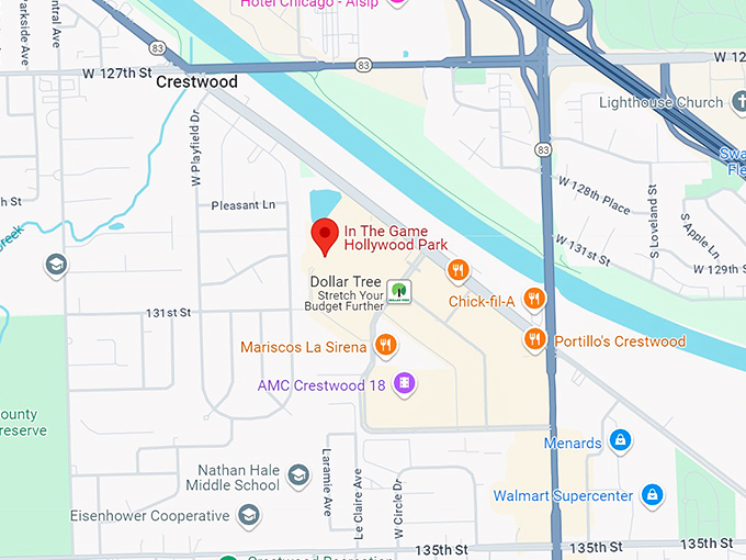 go kart at in the game hollywood park map