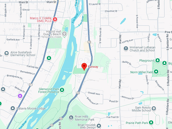 go kart at funway 10 map