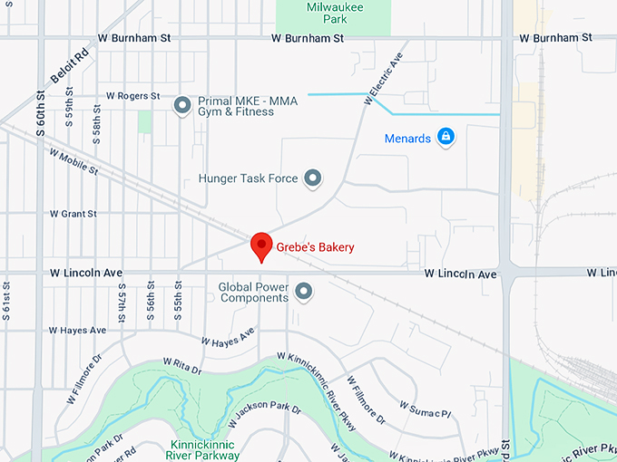 grebe's bakery 10 map
