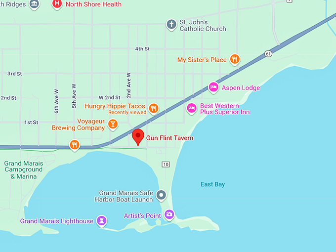 gunflint tavern 10 map