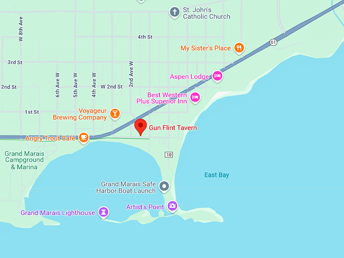 gunflint tavern 10 map