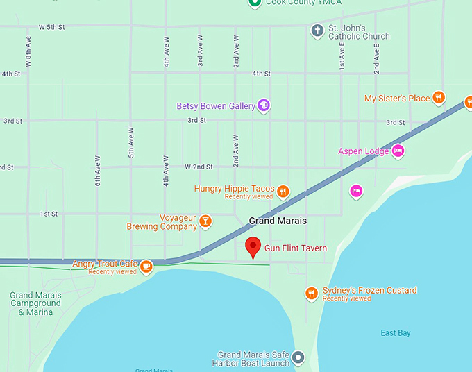 gunflint tavern 10 map