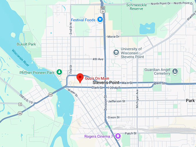 guu&rsquo;s on main 10 map