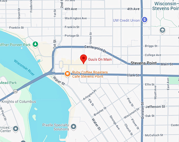 guu&rsquo;s on main 10 map