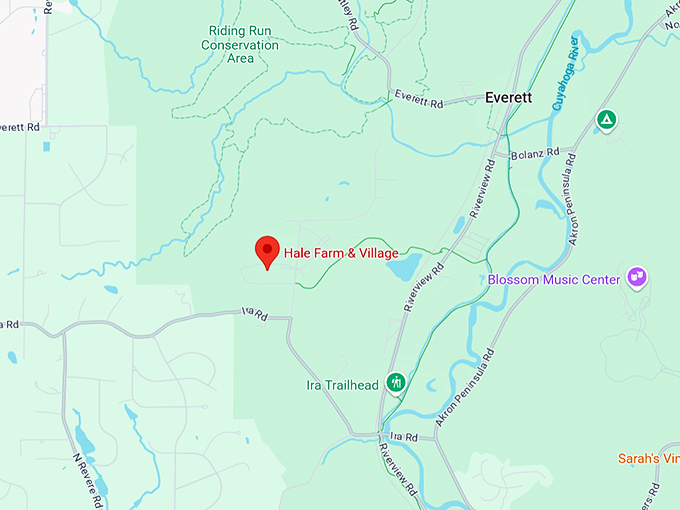 hale farm & village 10 map