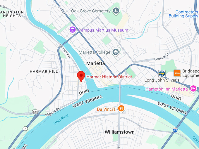 harmar historic district 10 map
