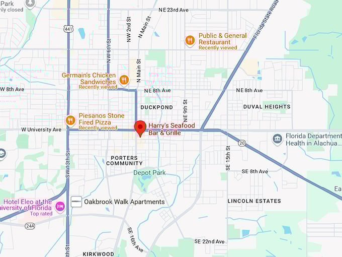 harry's seafood bar & grille 10 map