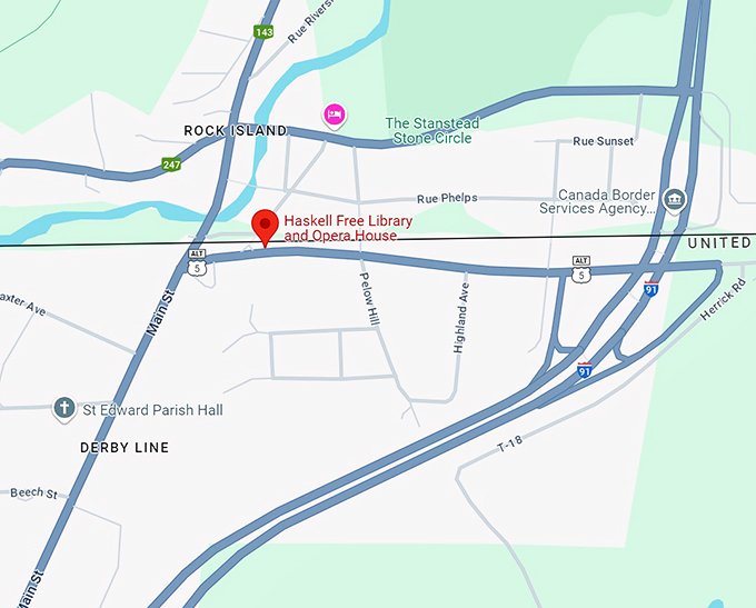 haskell free library and opera house 10 map