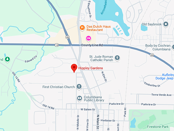 hippley gardens 10 map