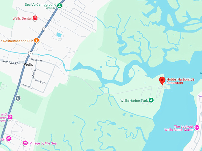 hobbs harborside restaurant 10 map