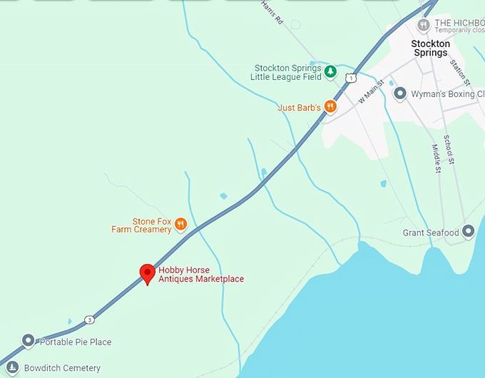 hobby horse antiques marketplace map