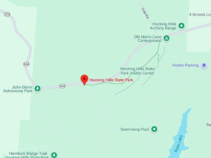 hocking hills state park 10 map