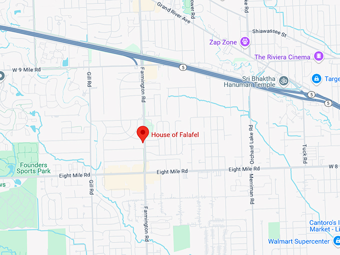 house of falafel 10 map