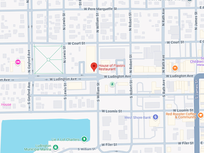 house of flavors restaurant map