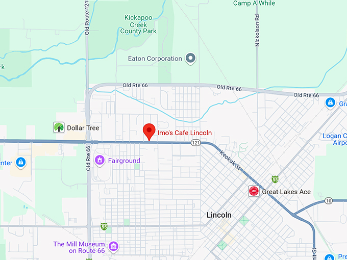 imo's cafe lincoln 10 map