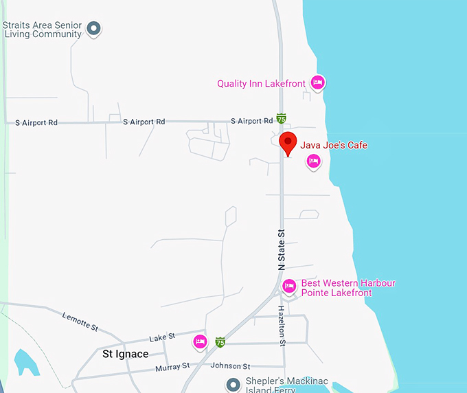 java joe's cafe 10 map