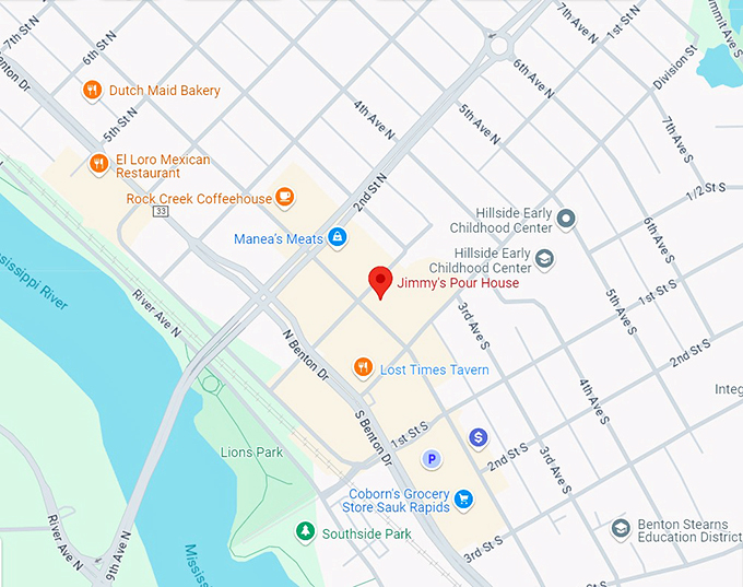 jimmy&rsquo;s pour house 10 map