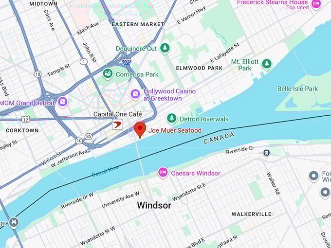 joe muer seafood 10 map