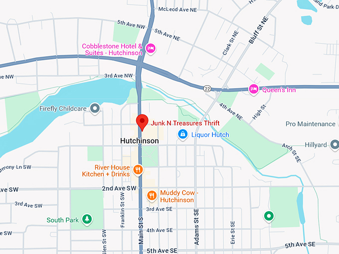 junk n treasures 10 map