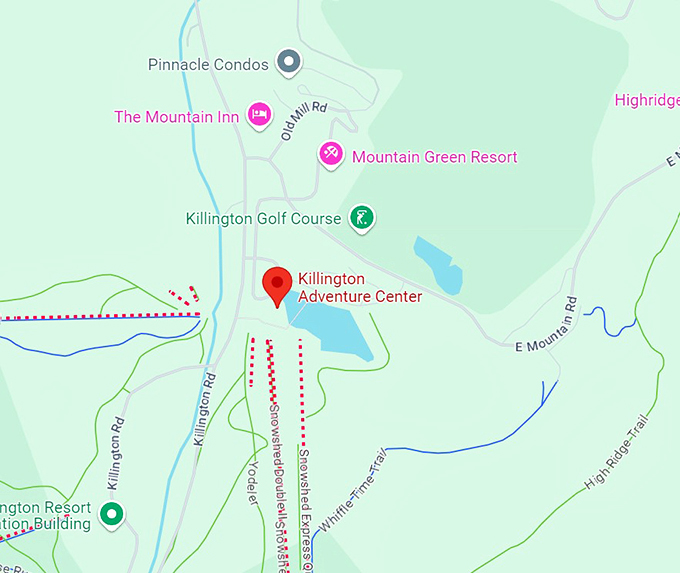 killington adventure center 10 map