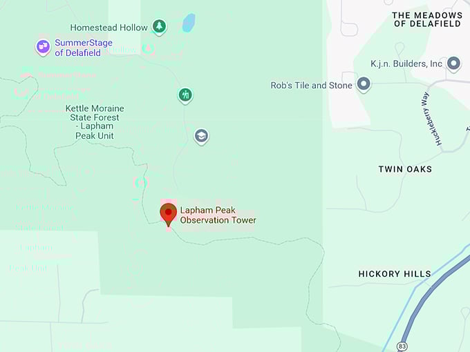 lapham peak observation tower 10 map