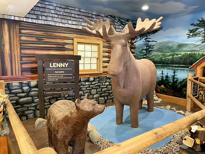 len libby candies home of the life size chocolate moose! 3