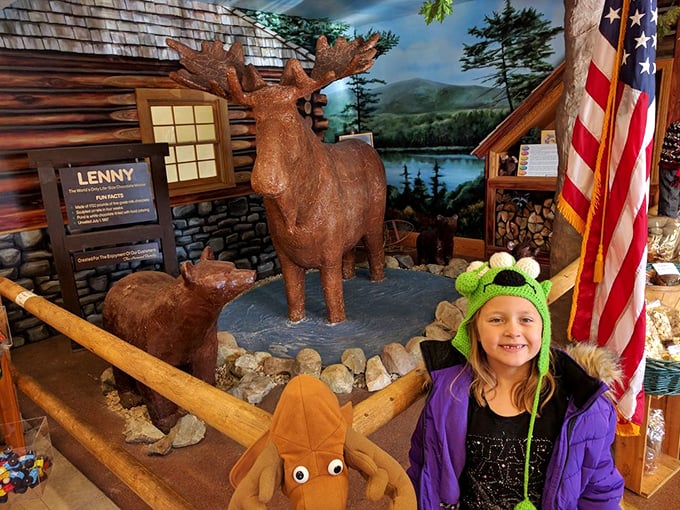 len libby candies home of the life size chocolate moose! 7