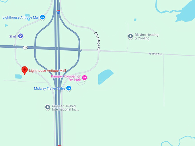 lighthouse antique mall 10 map