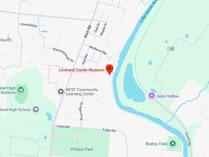 loveland castle museum map