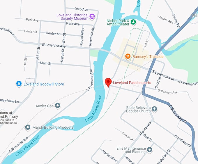 loveland paddlesports 10 map