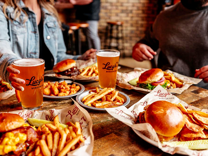 lucy's #7 burger bar 7