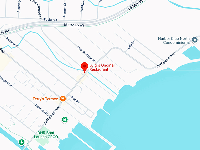 luigi's original restaurant 10 map