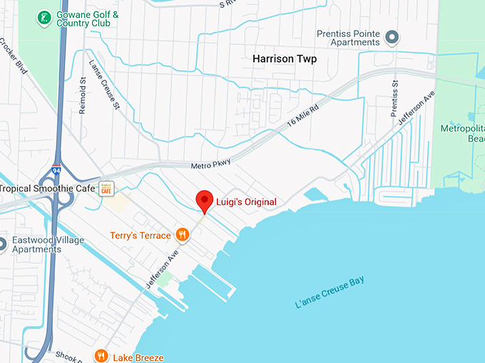 luigi's original restaurant 10 map