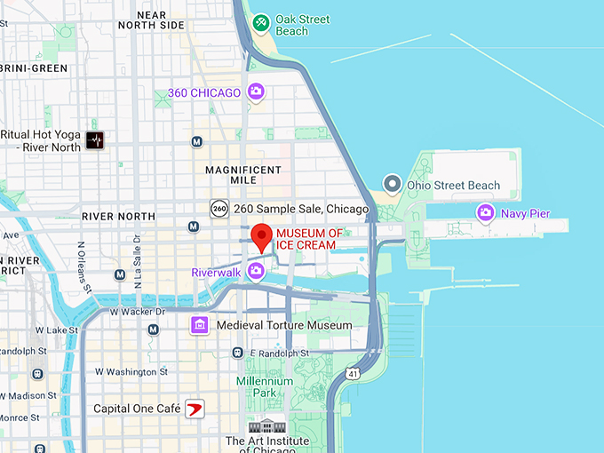 museum of ice cream 10 map