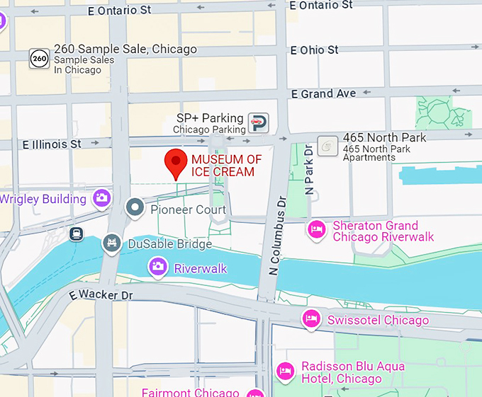 museum of ice cream 10 map