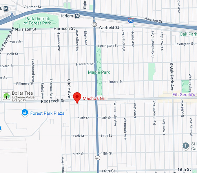 macho&rsquo;s grill 10 map