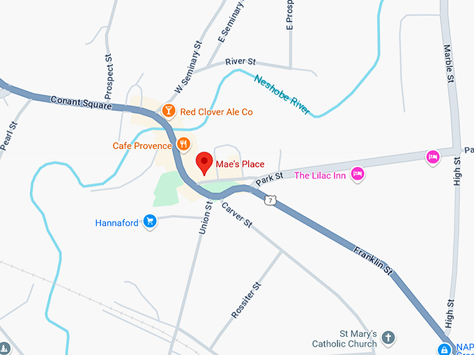 mae's place brandon 10 map