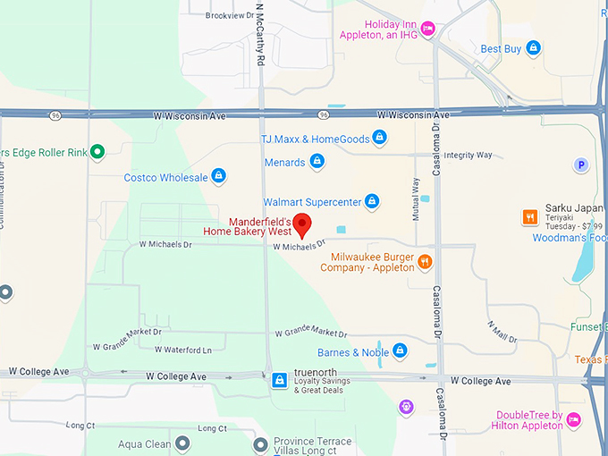 manderfield's home bakery west 10 map