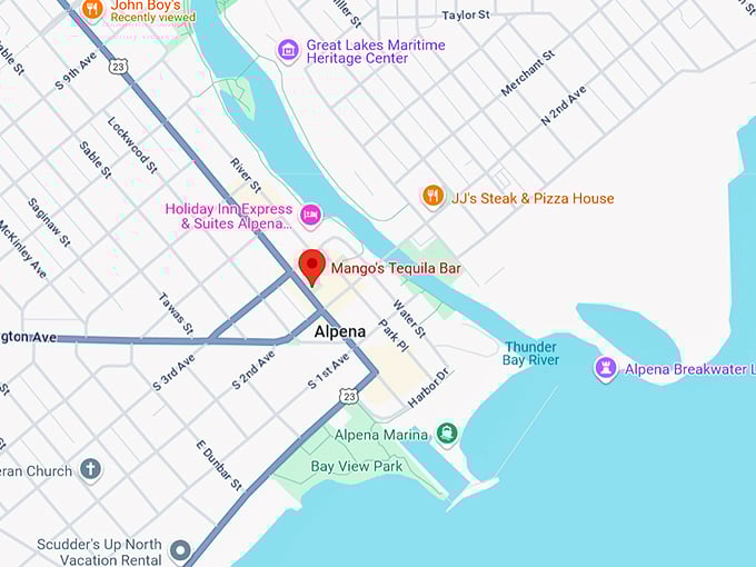 mango's tequila bar 10 map