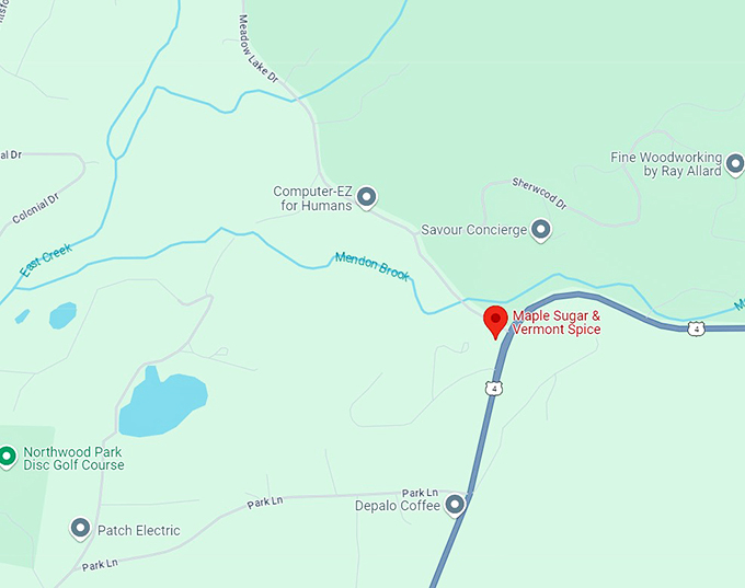 maple sugar & vermont spice 10 map