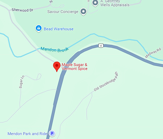 maple sugar & vermont spice map