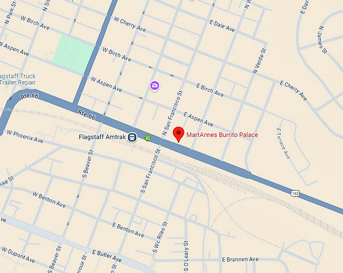 martanne's burrito palace 10 map