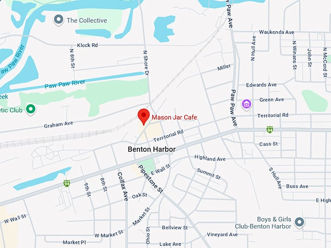 mason jar cafe 10 map