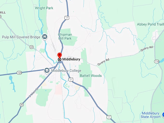 middlebury 10 map