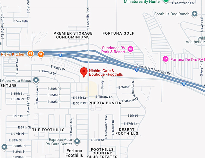 nichim cafe & boutique 10 map