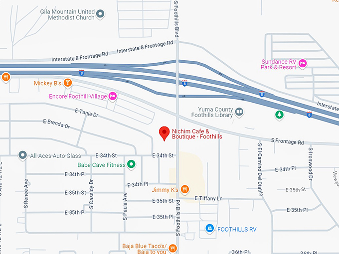 nichim cafe & boutique 10 map