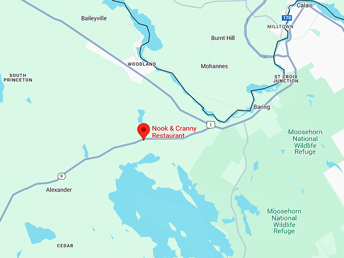 nook & cranny restaurant 10 map