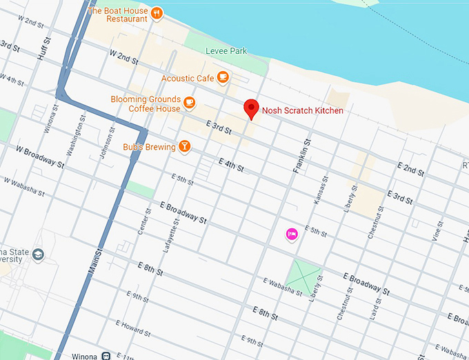 nosh scratch kitchen 10 map